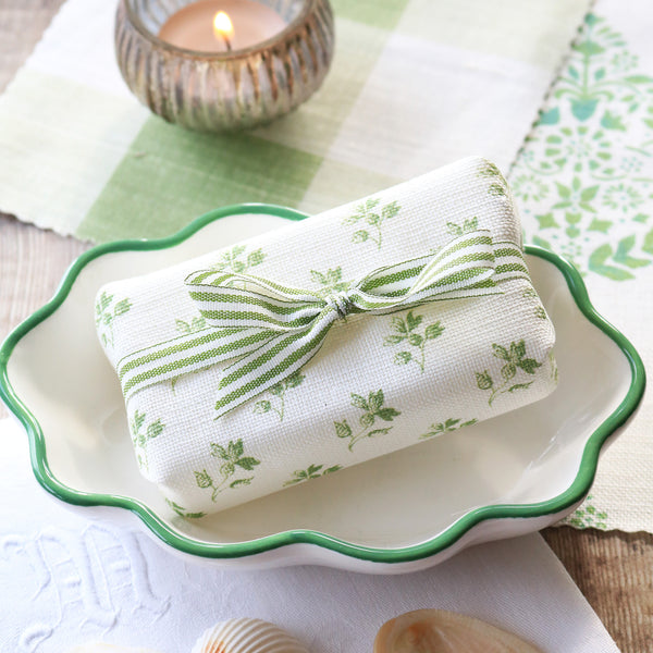 Ava Fabric Covered French Soap - Fig - Meg Morton